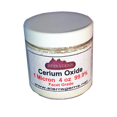 Cerium Oxide - 4 Oz. at the Lowest Prices from Sierra Gems!